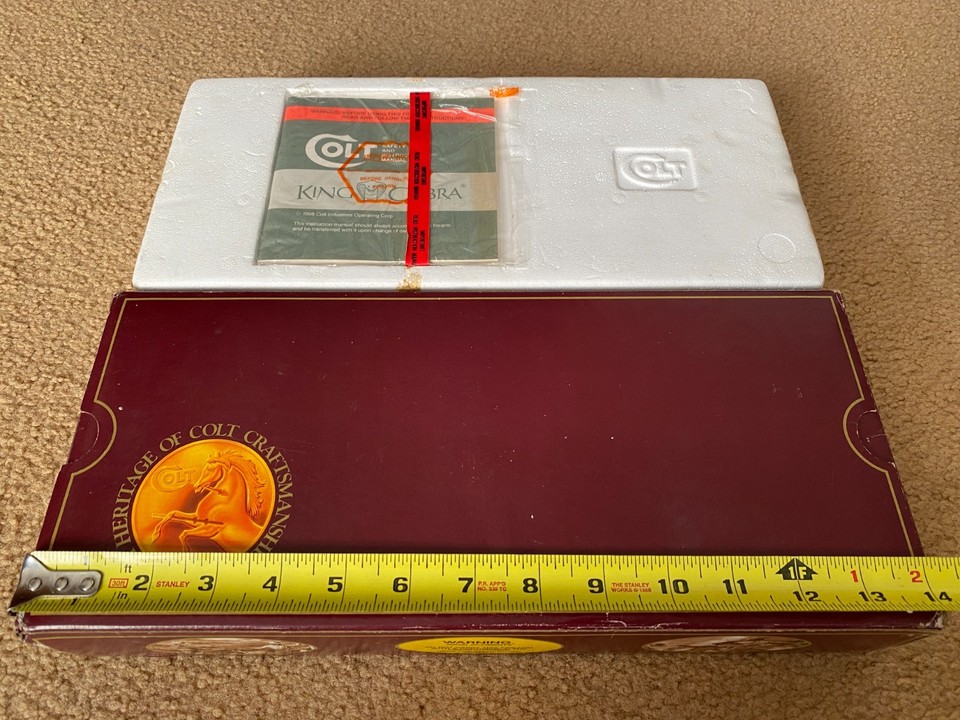 VINTAGE COLT KING COBRA BOX | eBay