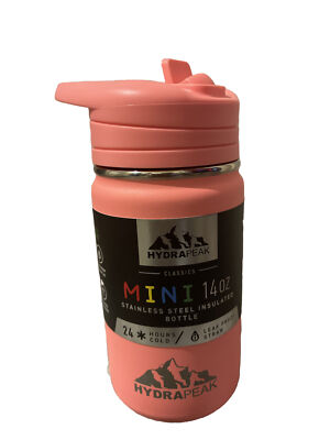 HydraPeak Mini 14Oz Stainless Steel Insulated Bottle, BPA free Leak ...