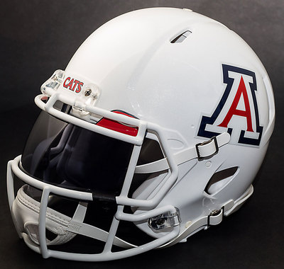 *CUSTOM* ARIZONA WILDCATS NCAA Riddell SPEED Full Size Replica Football ...