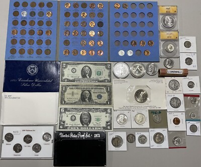 Huge US Coin Collection Estate Lot ~ Coins Silver Sets Currency ~ SEE ...