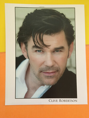Clive Robertson #3 , original talent agency headshot photo with credits ...