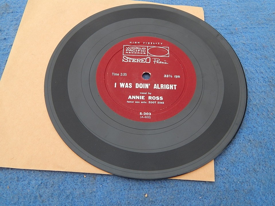 7 inch jukebox 33 rpm single: ANNIE ROSS - EVERYTHING I'VE GOT BELONGS ...