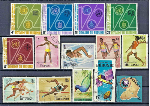 Burundi 1963-1976 #57**CB42 Used CTO Assortment | eBay