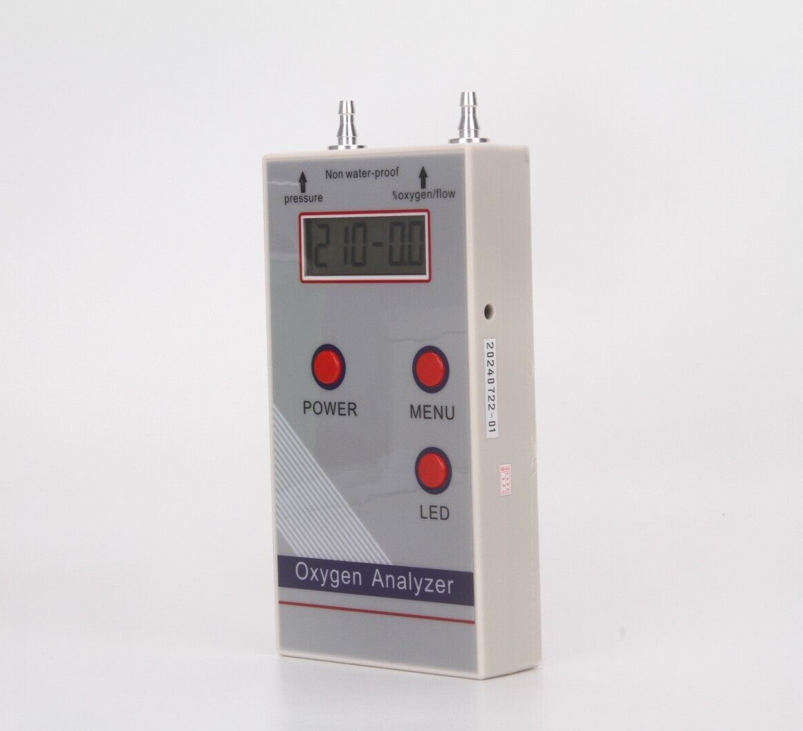 Ultrasonic O2 Analyzer Tester Oxygen Concentration Purity Detector LCD ...