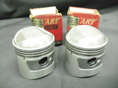Honda CB175 Piston 1.00 x2 NOS 4th Oversize Pistons 13105-313-000 ...