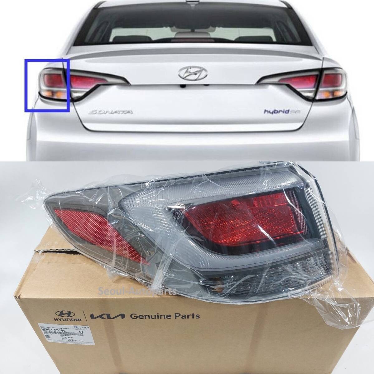 🚀 Express 🚀92401E6100 REAR Tail LED Lamp LH OUTSIDE for SONATA HYBRID ...