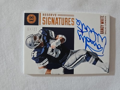 2017 PANINI RANDY WHITE DALLAS COWBOYS RESERVE SIGNATURES /49 | eBay