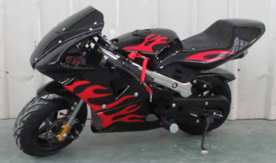 Mini Pocket Motorcycle RED Bike Sports Moto Racer Petrol Off Road Dirt ...
