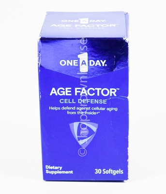 One A Day AGE FACTOR Cell Defense supplement 30 softgels NIB 03/2026 | eBay
