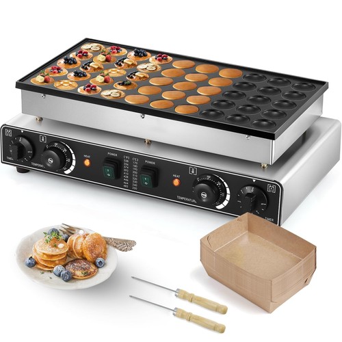 Mini Dutch Pancake Maker 50PCS, Commercial Non-stick Pancake Baker ...