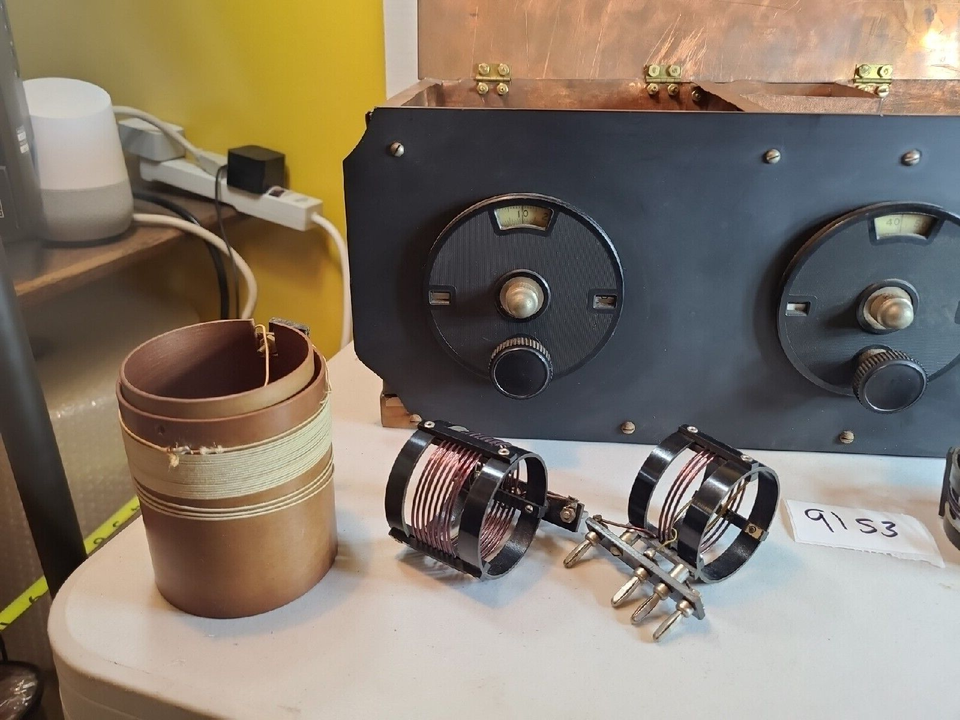 Antique Custom Ham Radio Copper NEUTRODYNE RAF tube kit stereo 91 S3 | eBay