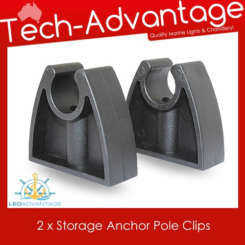 2 x BN Anchor BOAT Light DURABLE Space Saver Tube Pole Rubber PC ...