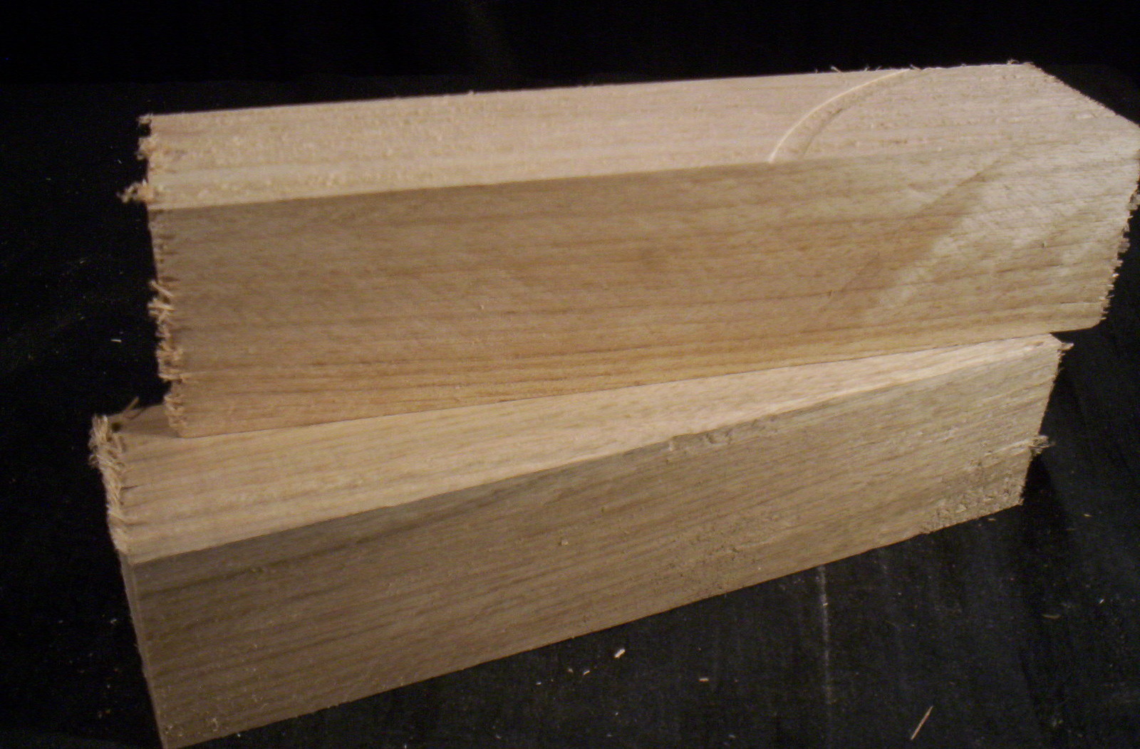 2 Piece Butternut Carving Lathe Turning Blanks 2 x 2 x 8" Craft wood ...