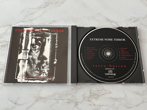 Extreme Noise Terror Retro-Bution CD ORIGINAL USA PRESS! Earache MOSH ...