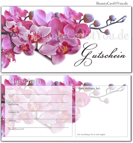 Viel Auswahl Geschenkgutscheine Gutscheinkarten Wellness Beauty Floristik Blumen | eBay