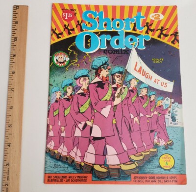 Short Order Comix #2 Spiegelman (Maus RAW) Griffith (Zippy) Jay Kinney ...