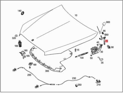 Genuine MERCEDES A205 C205 S205 W205 Cabrio Coupe Sedan Actuator ...
