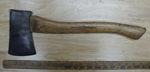 Vintage Collins Homestead Camp Axe,2lbs. 7.6oz,W/Collins Hickory Handle ...