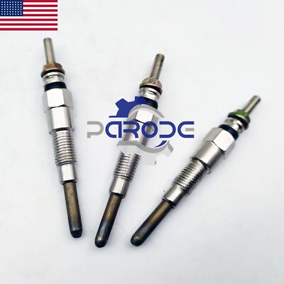 3 pcs Glow Plug 185366250 for Perkins 402D-05 403D-07 403D-11 403C-11 ...