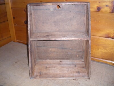 Vintage Wooden Dynamite Box Shelf / Red Diamond Explosives Primitive ...