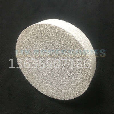 Alumina foam ceramic 100mm round silicon carbide open-cell ceramic #W10 ...