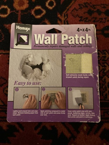 Homax wall patch, 4x4, for sheet rock holes | eBay