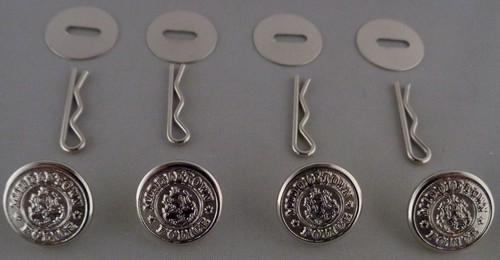 Middletown CT Police Silver Uniform Small Buttons with washers toggles ...