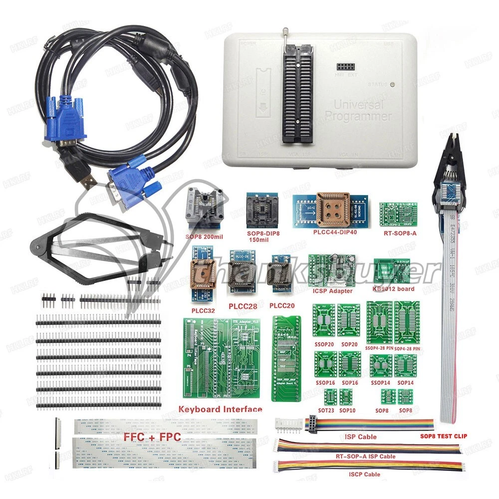 RT809H EMMC NAND FLASH Programmer With 51 Adapters Plus, 57% OFF