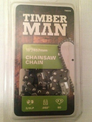 TIMBER MAN CHAINSAW CHAIN 18"/457 cm New Sealed | eBay