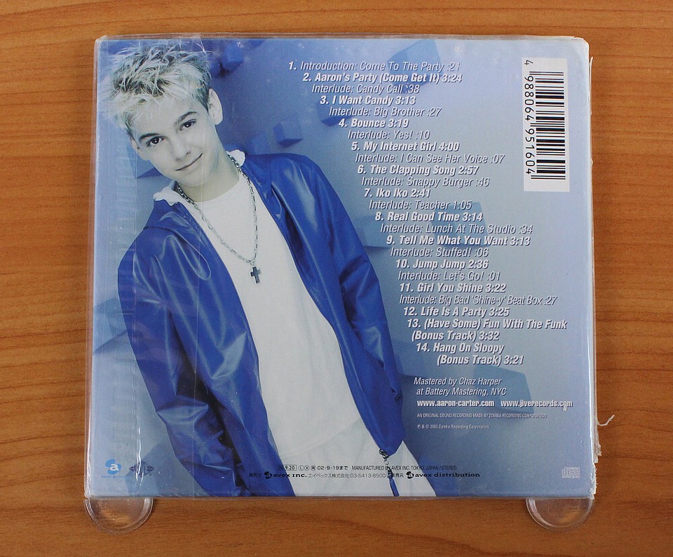 Aaron Carter - Aaron's Party (Come Get It) CD (Japan 2000 Jive) AVCZ ...