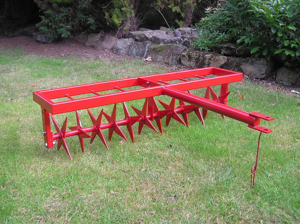 Spiker, aerator, slitter for lawn, paddock, football, cricket sports ...