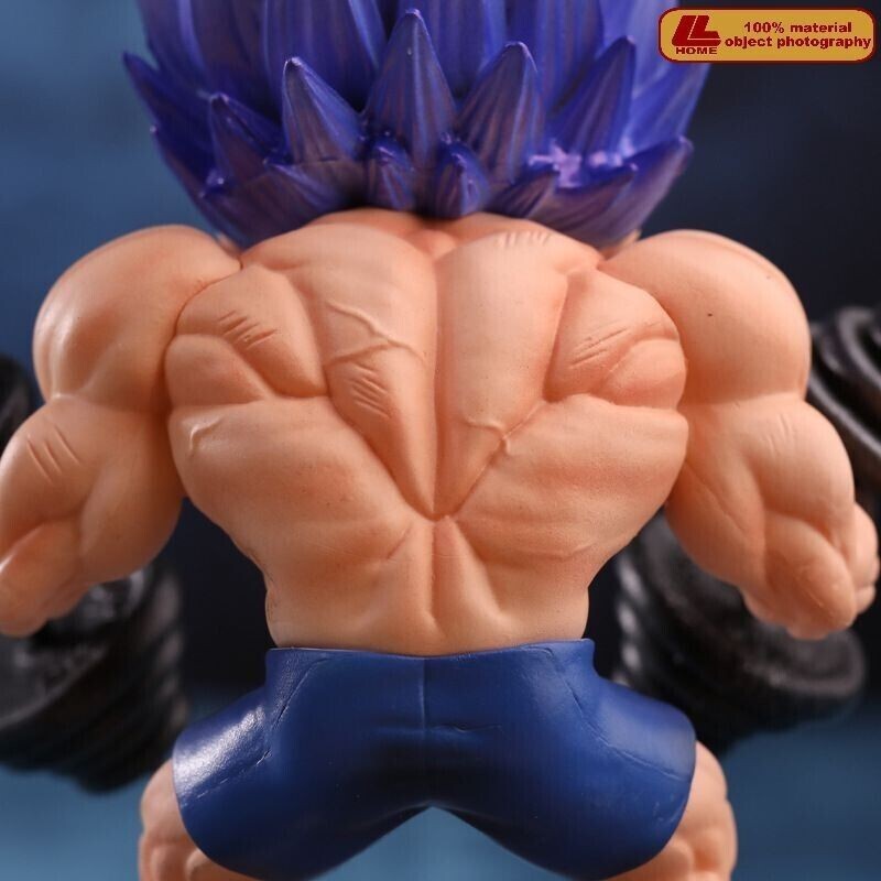 Anime Dragon Ball Super Saiyan God Blue Vegeta Muscle Fitness Figure ...