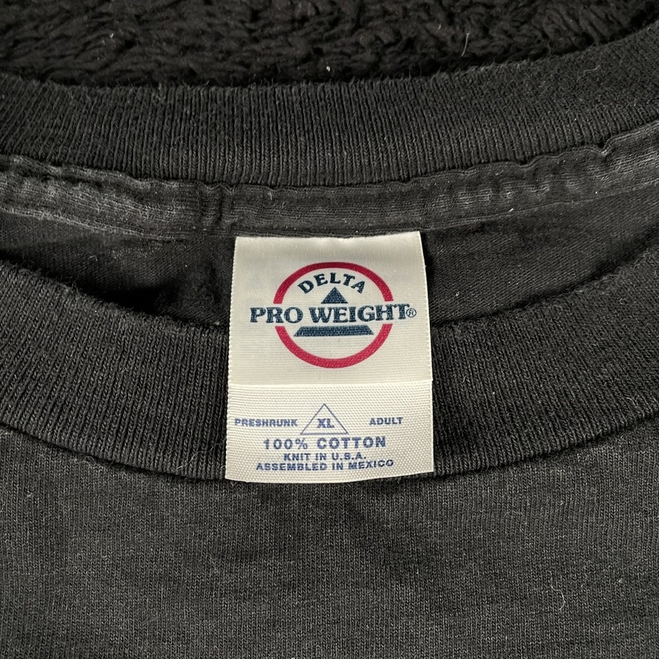 Vintage Dr Pepper Shirt Mens XL Black Delta Pro Weight 2 Logo Soda ...