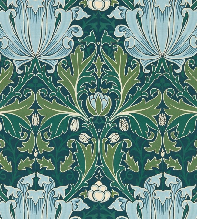 Morris & Co Wallpaper | Helena | 217359 | Indigo | RRP: £144.00 | QTY 1 ...