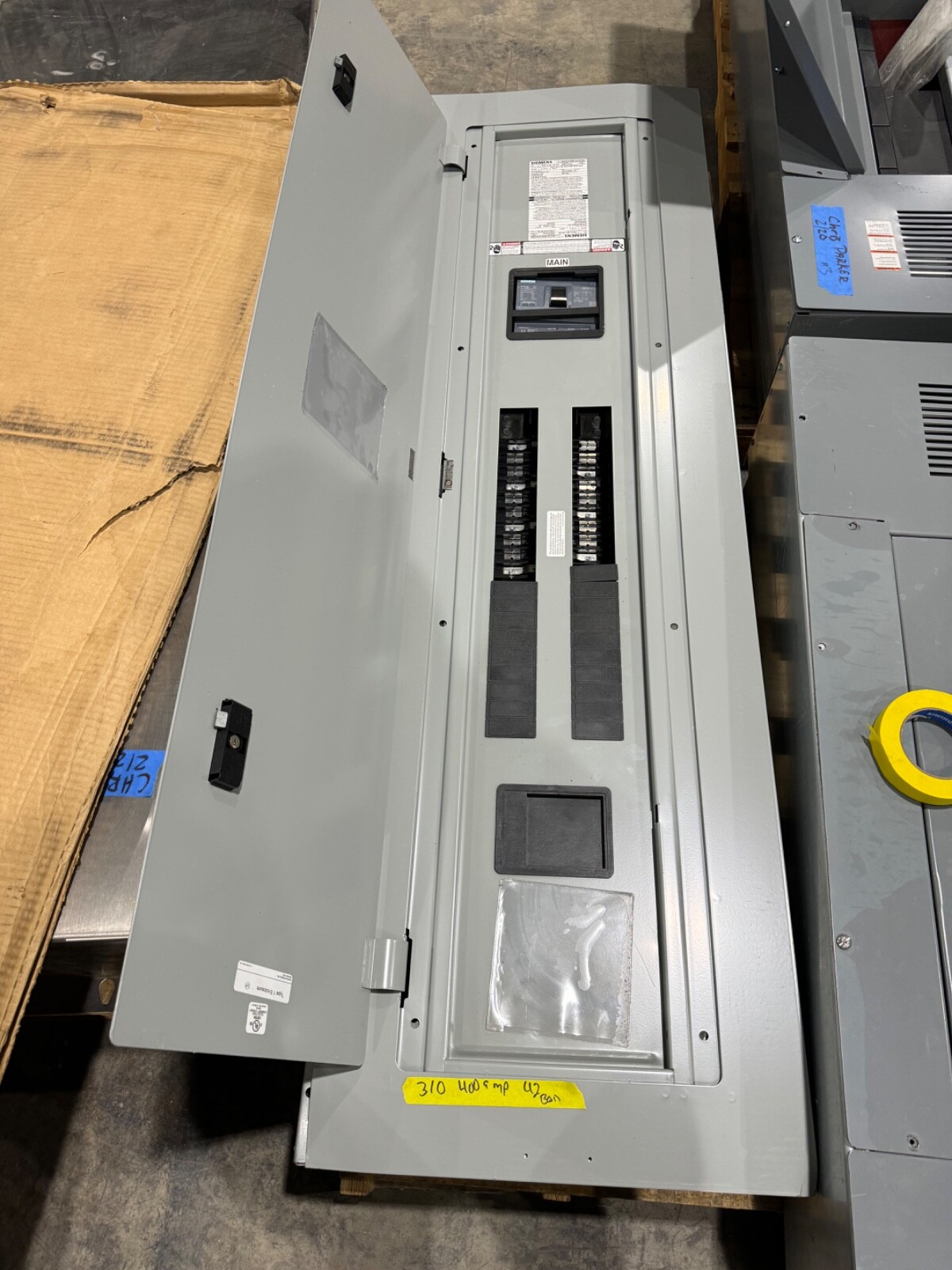 NEW 400 Amp Panel Panelboard 480V/277V 208V 120V main breaker 300 | eBay