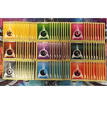 Pokemon Energy Card Bulk Lot 65 In Total Energy. Mixed Sets 2019-2024 ...