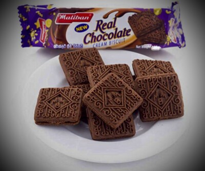 100 Gram Maliban Chocolate Cream Biscuit Real Chocolate Sri Lankan ...