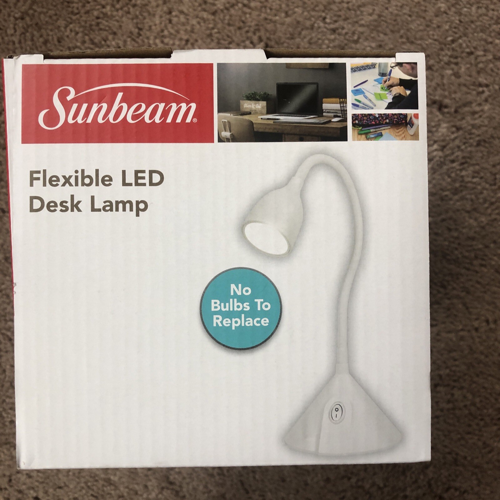 Sunbeam Desk Lamp LED Flexible 3.5W 4000K 300 Lumens Table | eBay