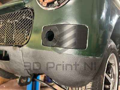 Front rubber bumper delete kit with indicator holes fits MG Midget 1500 ...