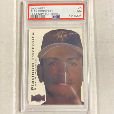 2000 Metal Platinum Portraits Alex Rodriguez PSA 7 PS | eBay
