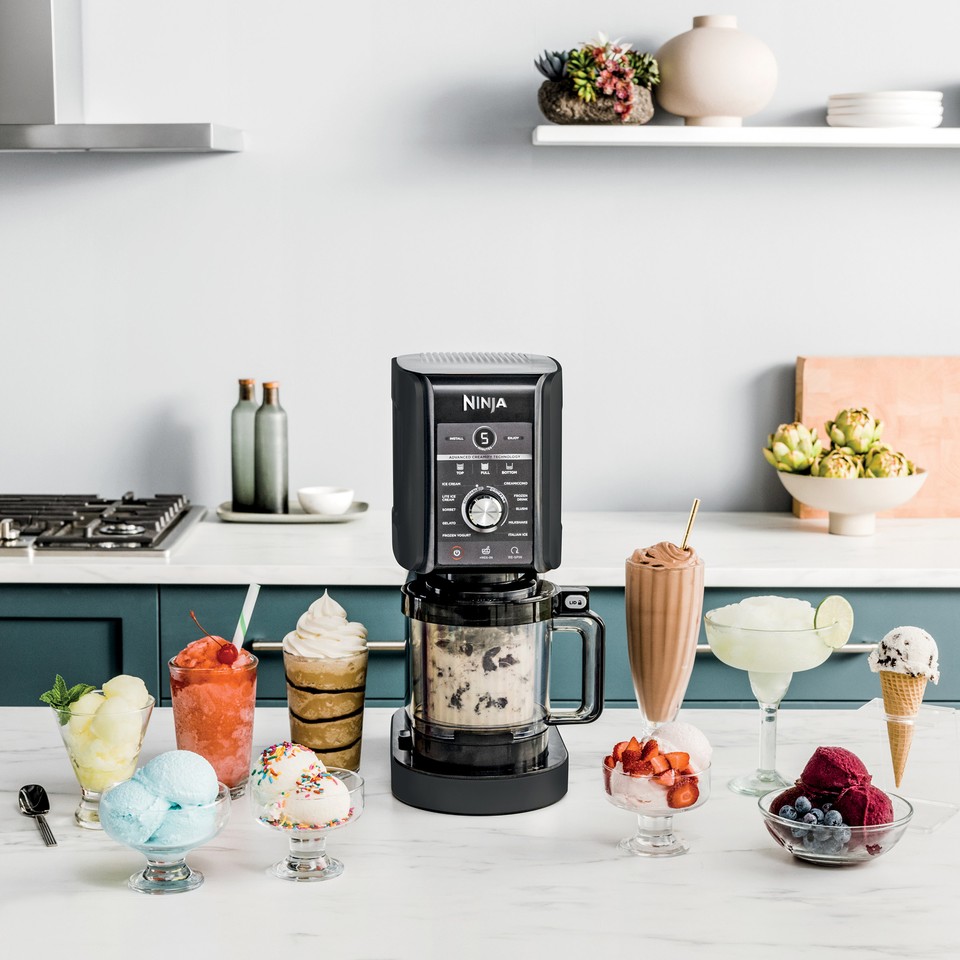 NINJA CREAMI DELUXE ICE CREAM MAKER 11 IN 1 PINTS MACHINE SORBET GELATO ...