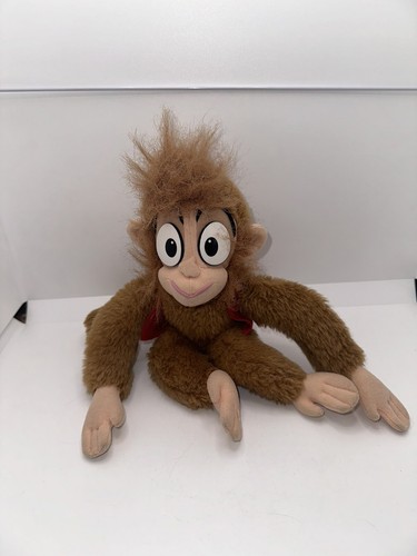 Vintage 1992 DISNEY STORE Mattel Aladdin Abu Monkey Plush Stuffed Doll ...