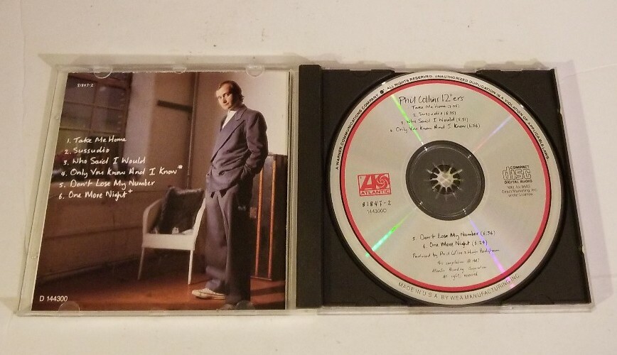 12''ers by Phil Collins (CD, Atlantic (Label)) 75678184727 | eBay