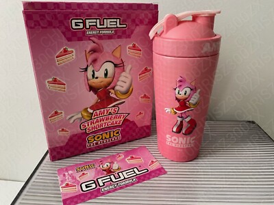 GFUEL Sonic The Hedgehog Amy Shortcake Collector's Box Metal Shaker ...