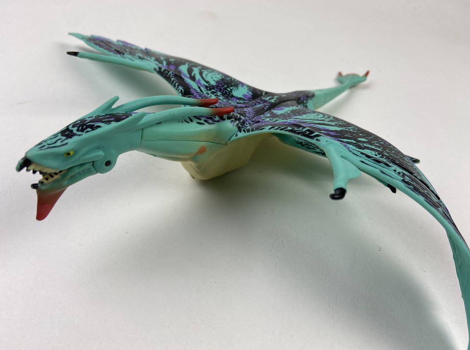 Avatar Pandora Mountain Banshee Roaring Blue Figure Toy WORKS! Disney ...