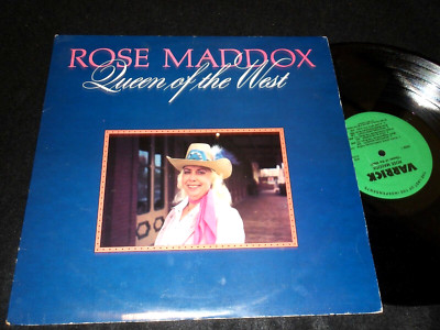 Legendary Country Singer ROSE MADDOX Queen Of The West AUTOGRAPHED LP ...