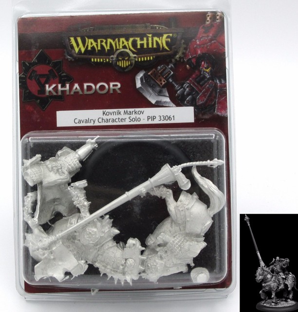Kovnik Markov Cavalry Character Solo Khador Warmachine Privateer Press PIP33061 for sale online ...