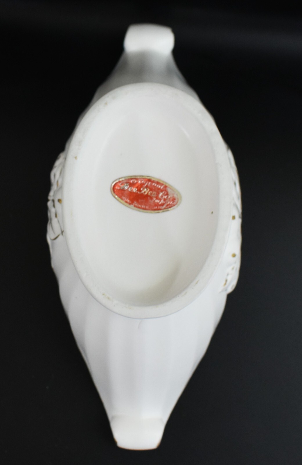 Vintage Scalloped Embossed Gold Trim Pottery Bowl Dee Dee Imports Japan ...
