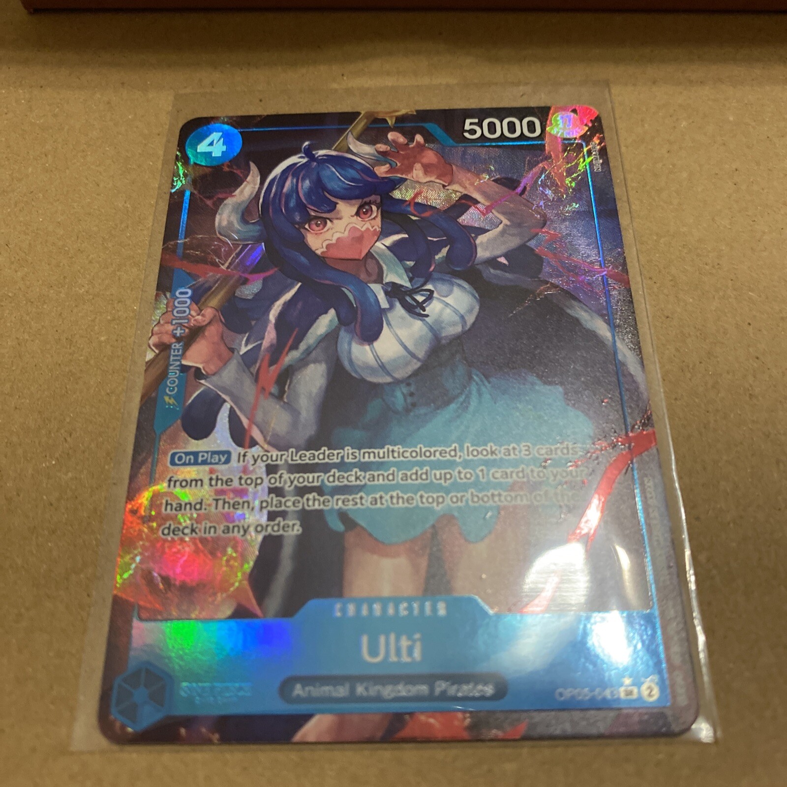 Ulti (Alt Art) OP05-043 SR ONE PIECE Card The Best PRB-01 English | eBay