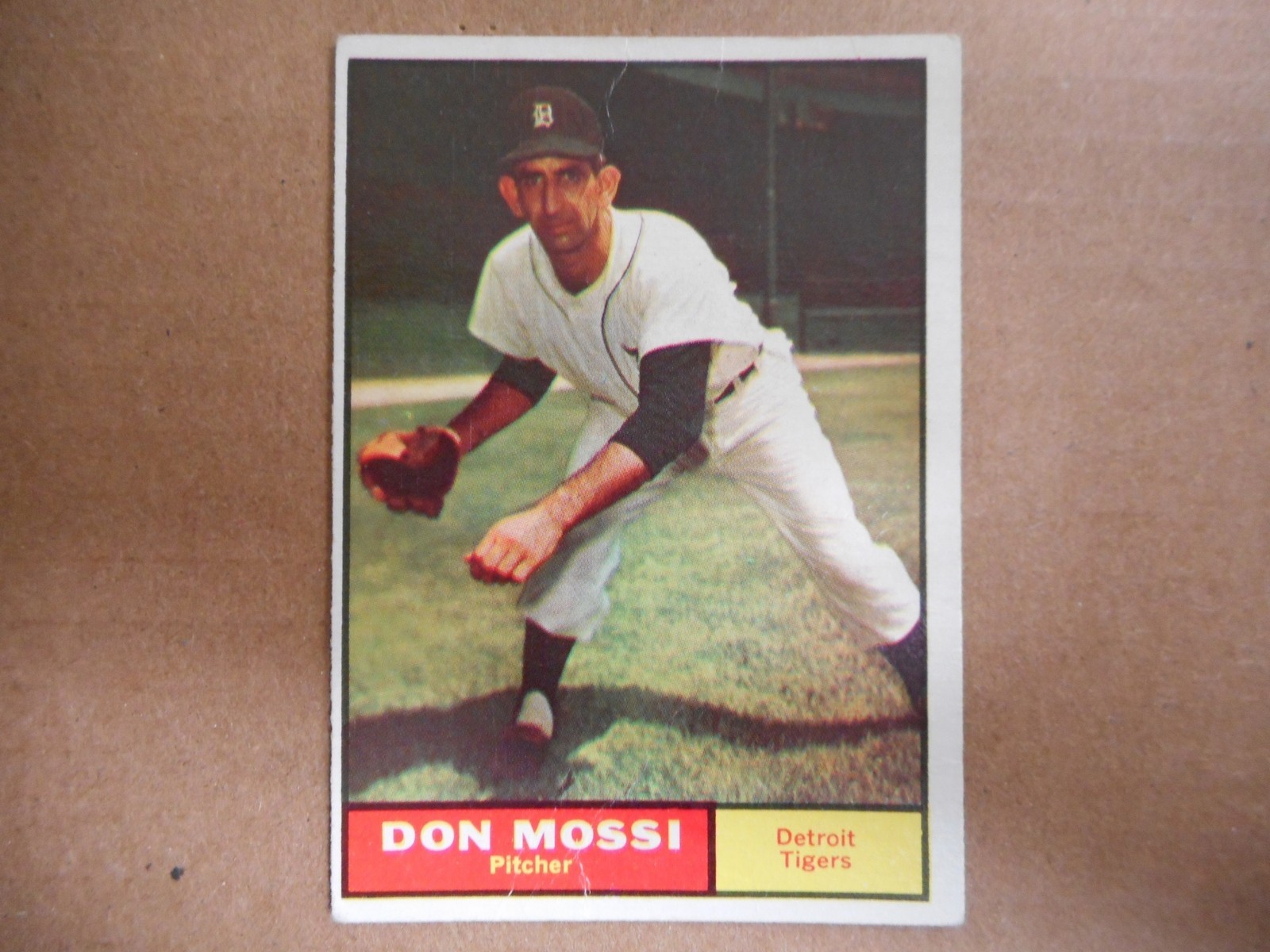 1961 #14 DON MOSSI TOPPS BASEBALL CARD (VG) | eBay